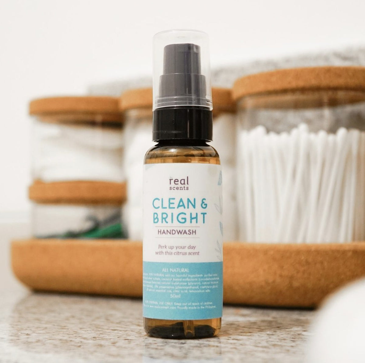 Clean & Bright Hand Wash 50ml Travel SIze – Real Scents