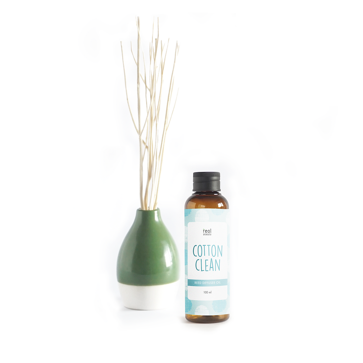 Cotton Clean Reed Diffuser Set – Real Scents